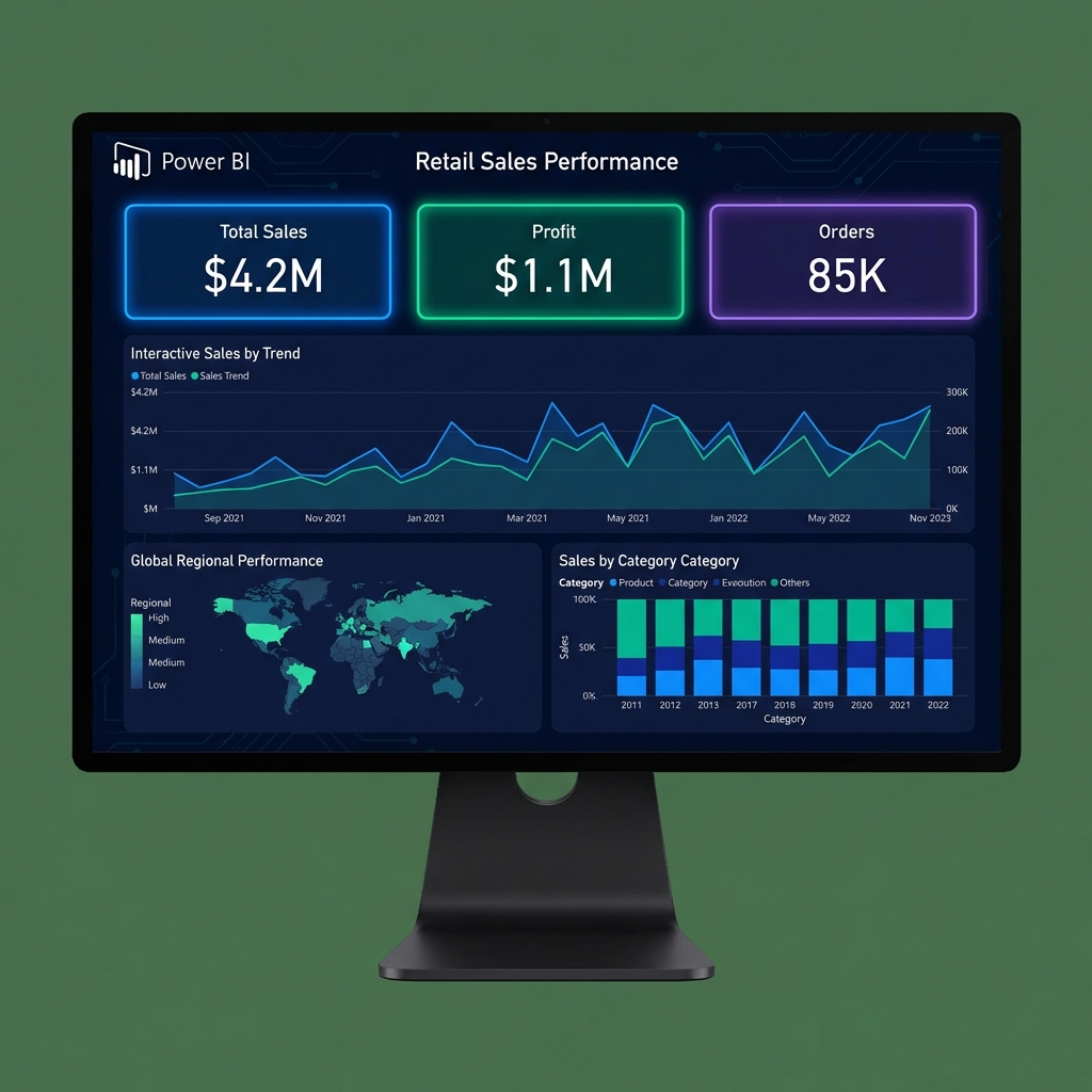 Retail Sales Performance Dashboard